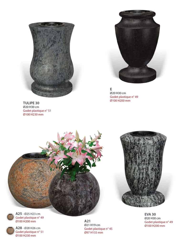 4 - 3-1 Vases - Touchard - Pompes Funèbres